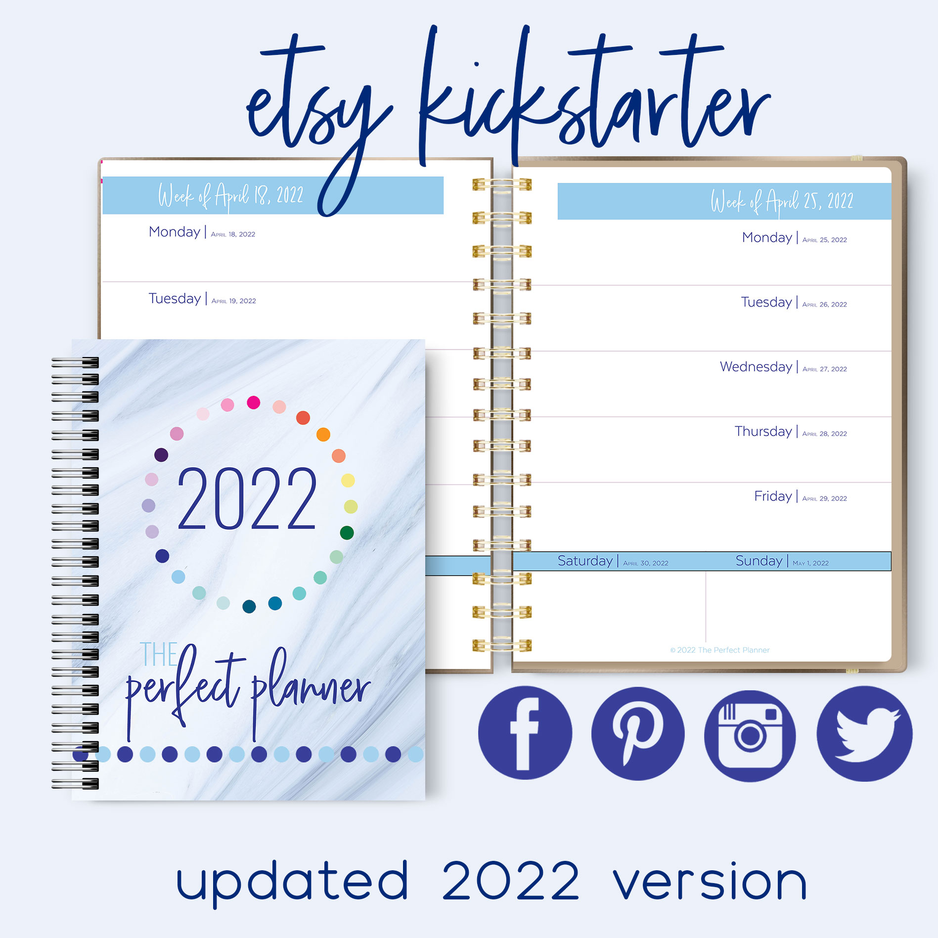 01 Etsy Kickstarter Package: 2025 Perfect Planner