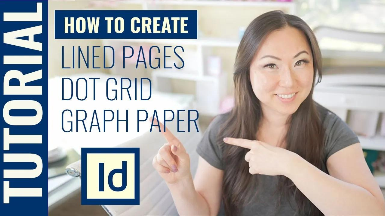 How to Create Lined, Dot Grid, and Graph Paper Pages in Adobe InDesign