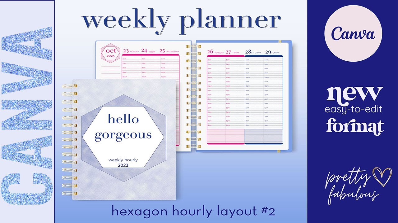 Effortlessly Customize Your Weekly Planner with Canva and InDesign